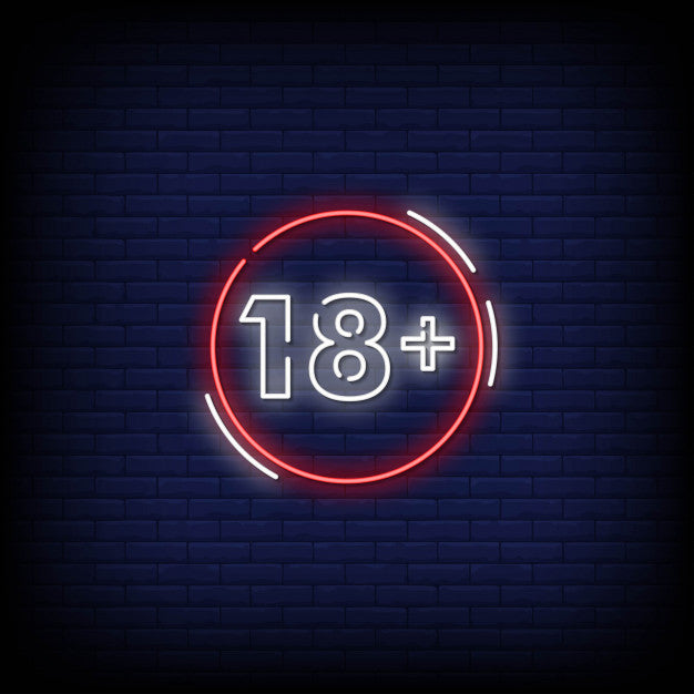 18+ Neon Sign — make neon sign