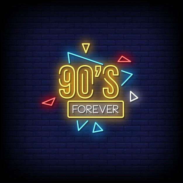 90's Forever Neon Sign — make neon sign