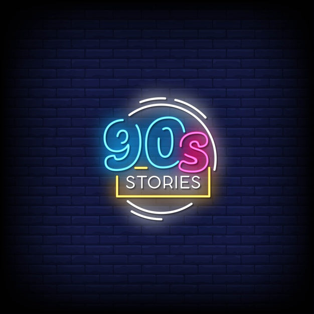 90's Stories Neon Sign — make neon sign