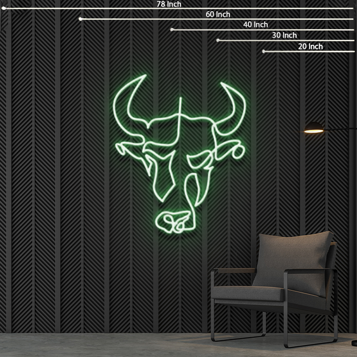 Astrology Taurus Neon Sign Brighten Your Space with Colorful LED — make ...