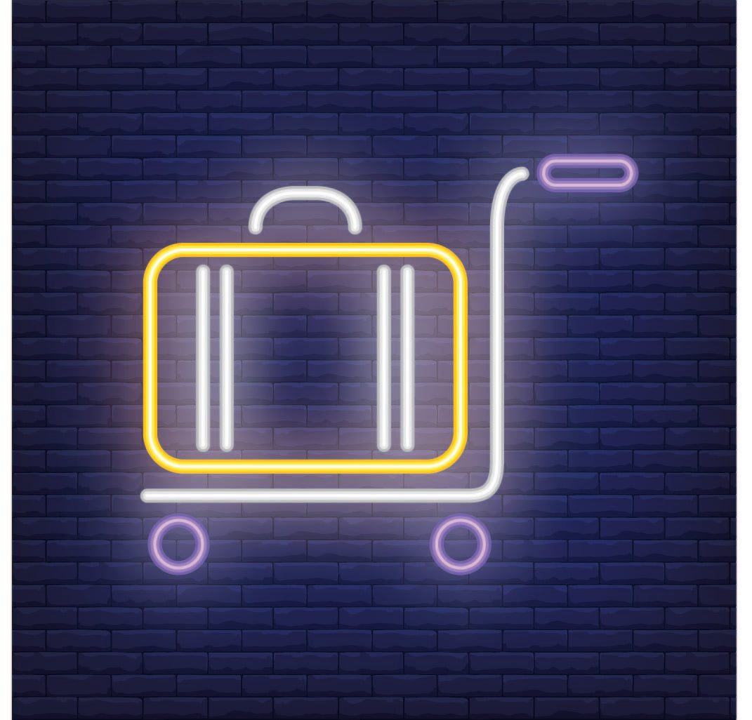 Air Travel Neon Sign — make neon sign