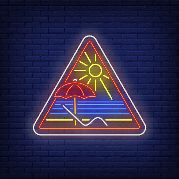 Beach Resort Neon Sign — make neon sign