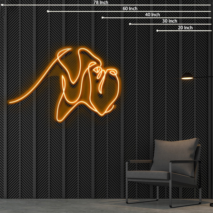 Boxer Dog Neon Sign For Pet Lovers & Décor — make neon sign