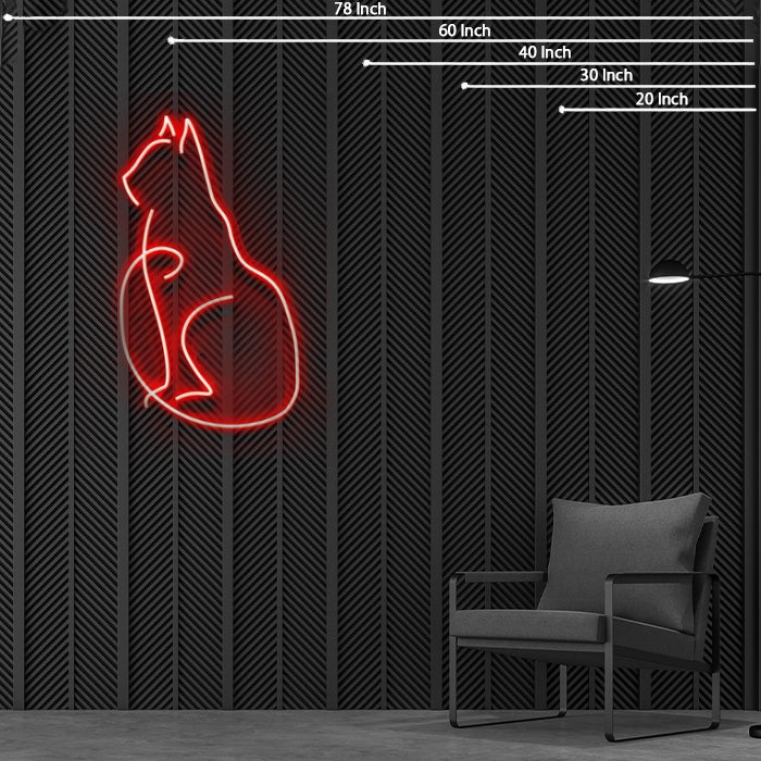 Cat Neon Sign — make neon sign