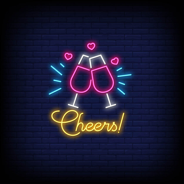 Cheers Neon Sign Perfect for Festive Bar Décor — make neon sign