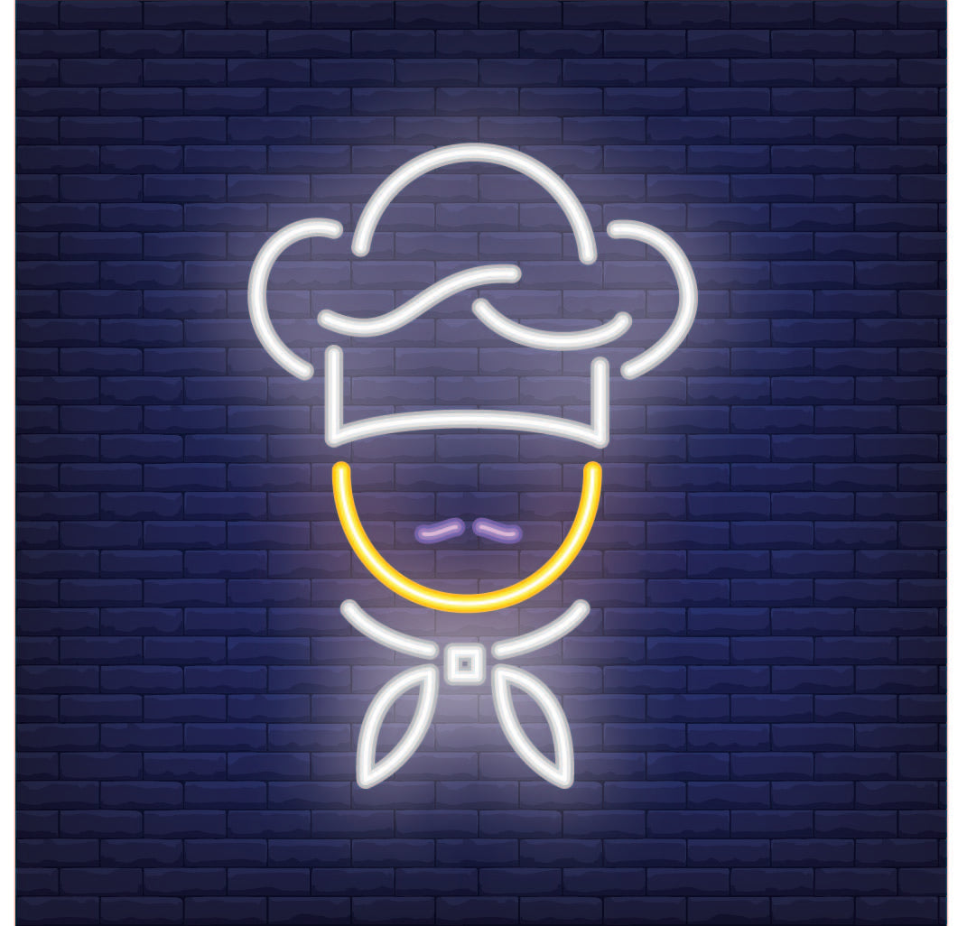 Chef Neon Sign — make neon sign