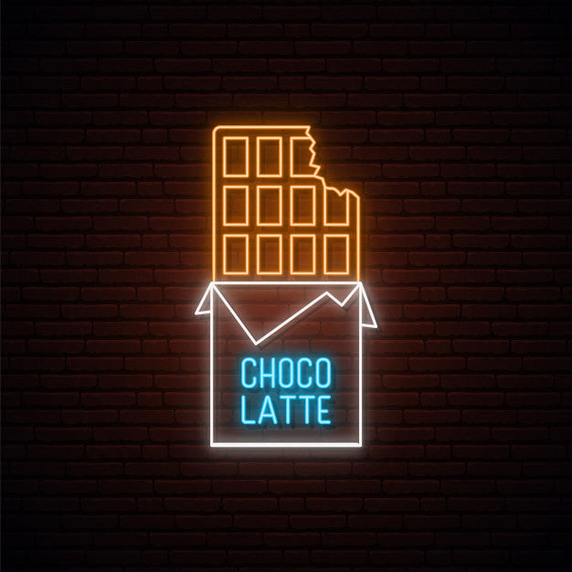 Chocolate Neon Sign — make neon sign
