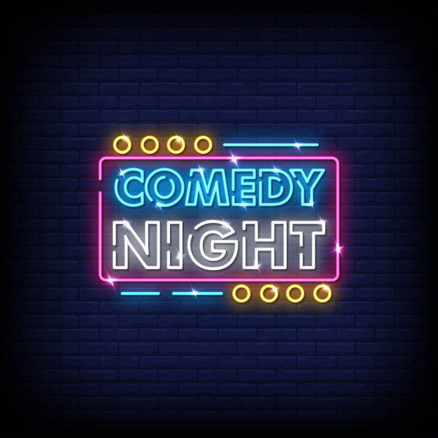 Comedy Night Neon Sign Fun and Club Décor — make neon sign
