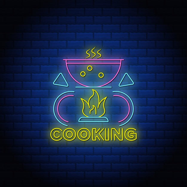 Cooking Neon Sign — make neon sign