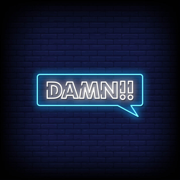 Damn Neon Sign — make neon sign