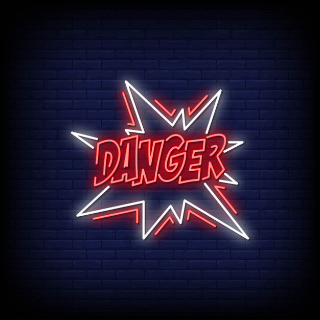 Danger Neon Sign — make neon sign