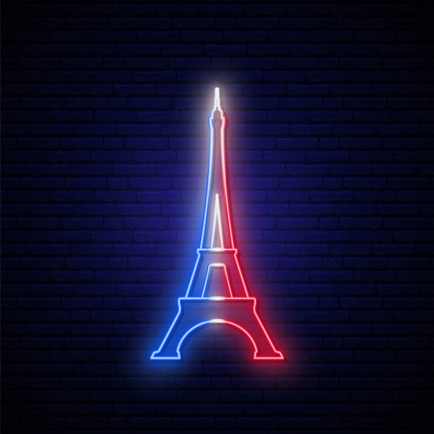 Eiffel Tower Neon Sign — make neon sign