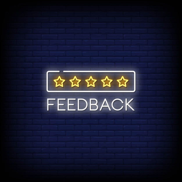 Feedback Neon Sign — make neon sign