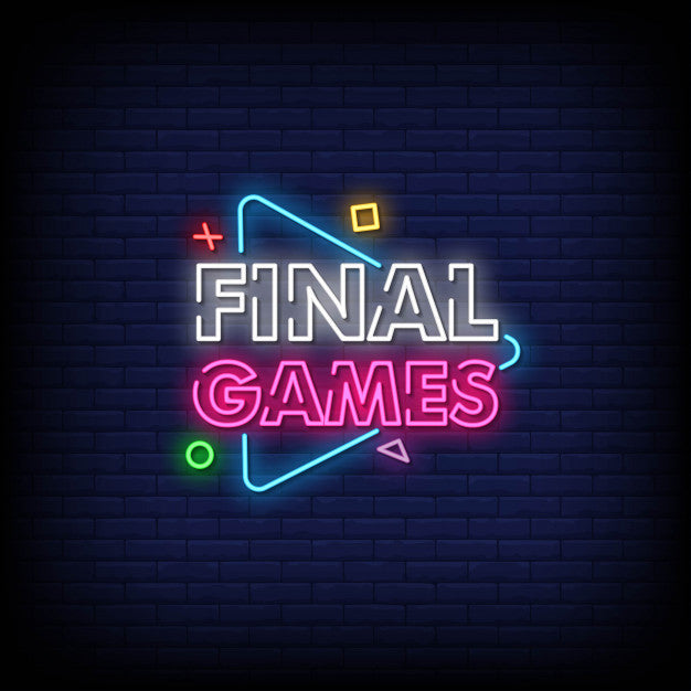 Final Games Neon Sign — make neon sign