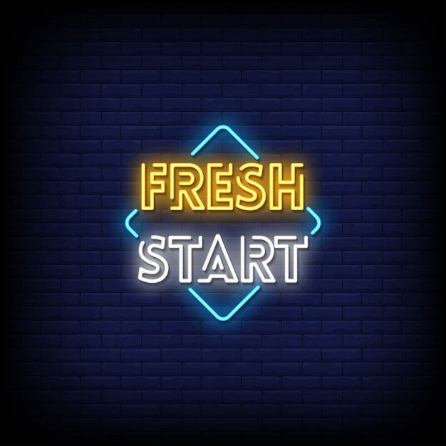 Fresh Start Neon Sign — make neon sign