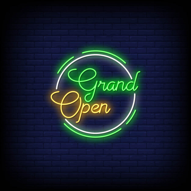 Grand Open Neon Sign — make neon sign