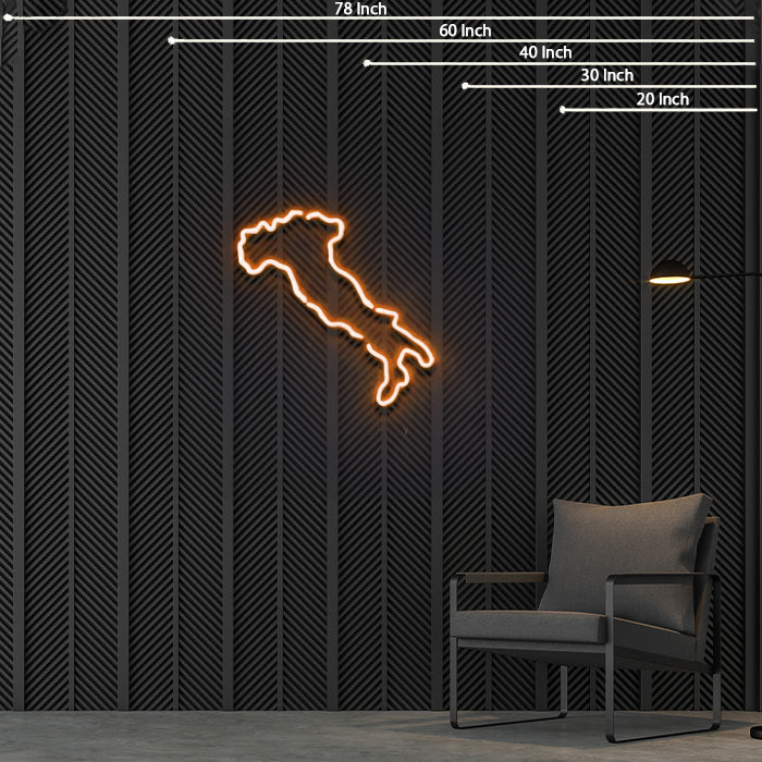 Italy Neon Sign Office & Home Décor — make neon sign
