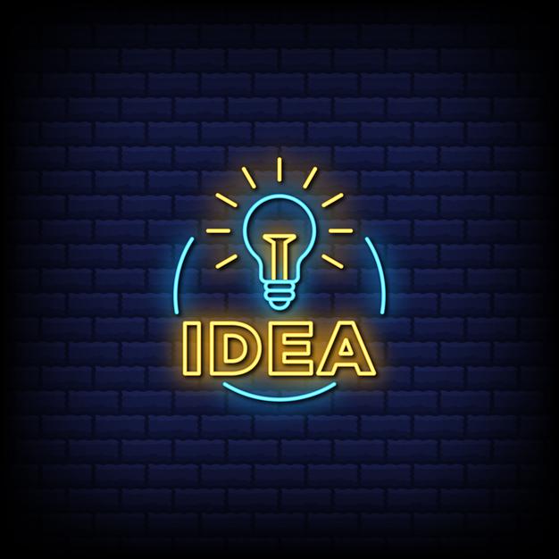 Idea Neon Sign — make neon sign