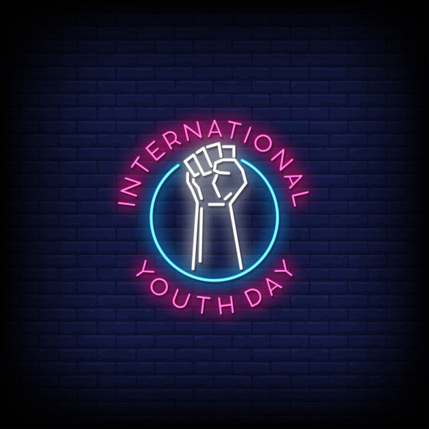 International Youth Day Neon Sign — make neon sign