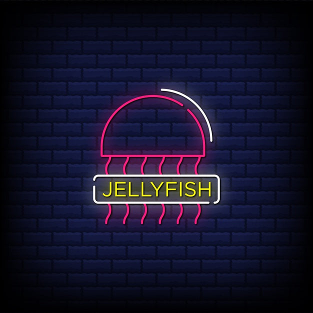 Jellyfish Neon Sign — make neon sign