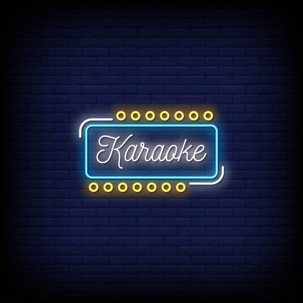 Karaoke Neon Sign Perfect for Bars & Karaoke Lounges — make neon sign
