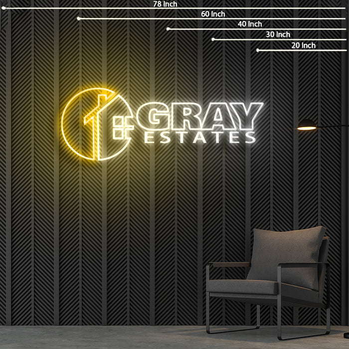 Custom Logo 40 Inch Neon Sign. — make neon sign