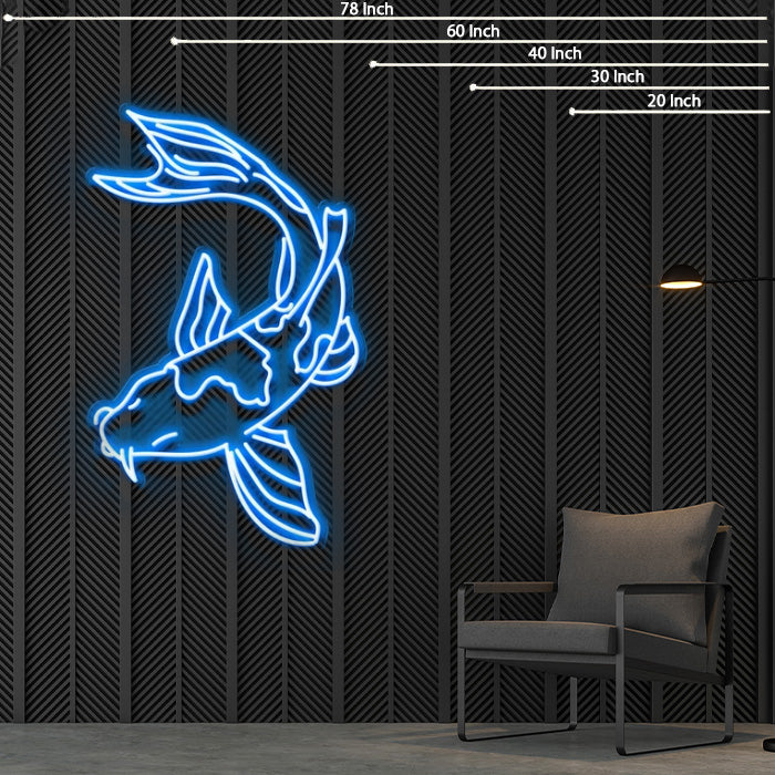 Koi Fish Neon Sign For Pet Lovers & Décor — make neon sign
