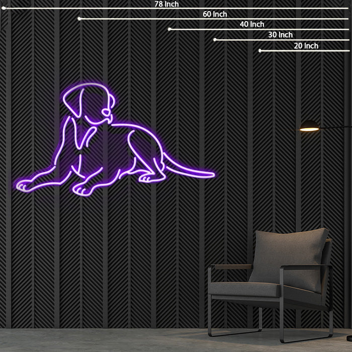Labrador Neon Sign For Pet Lovers & Décor — make neon sign