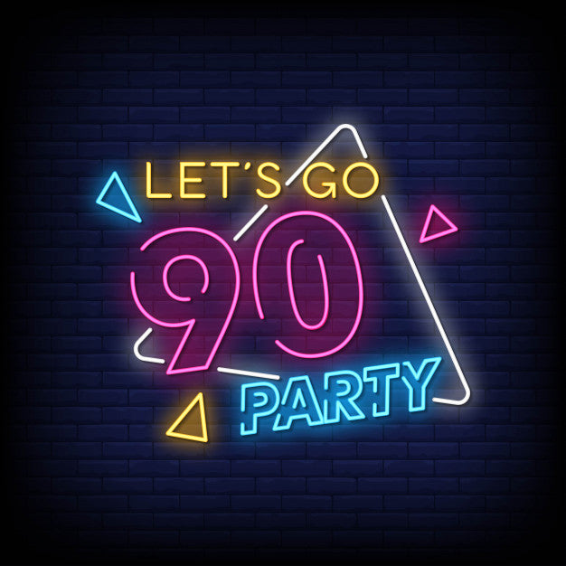 Lets Go Party Neon Sign — make neon sign