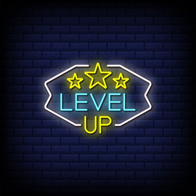 Level Up Neon Sign — make neon sign