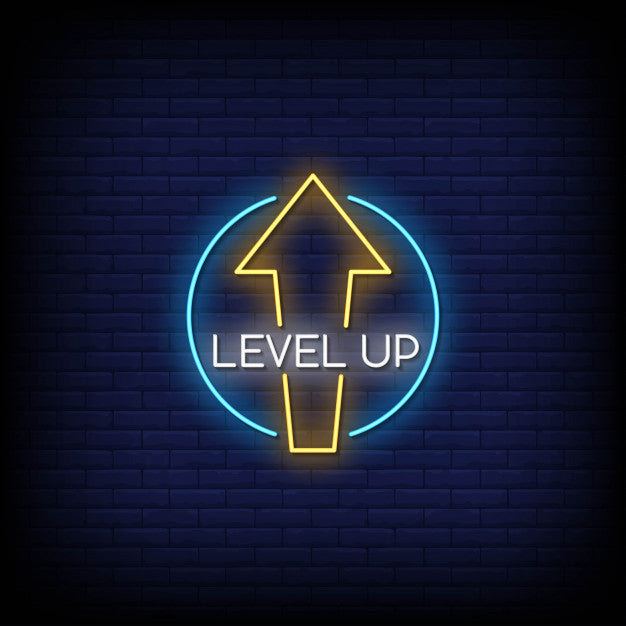 Level Up Neon Sign — make neon sign