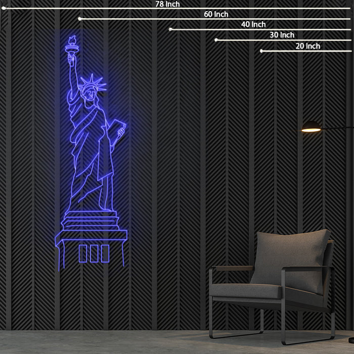 Statue Of Liberty Neon Sign — make neon sign