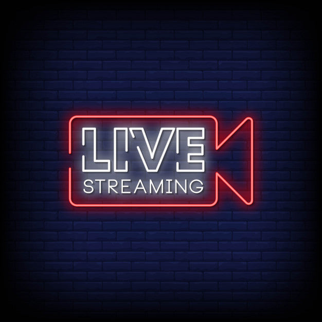 Live Streaming Neon Sign — make neon sign