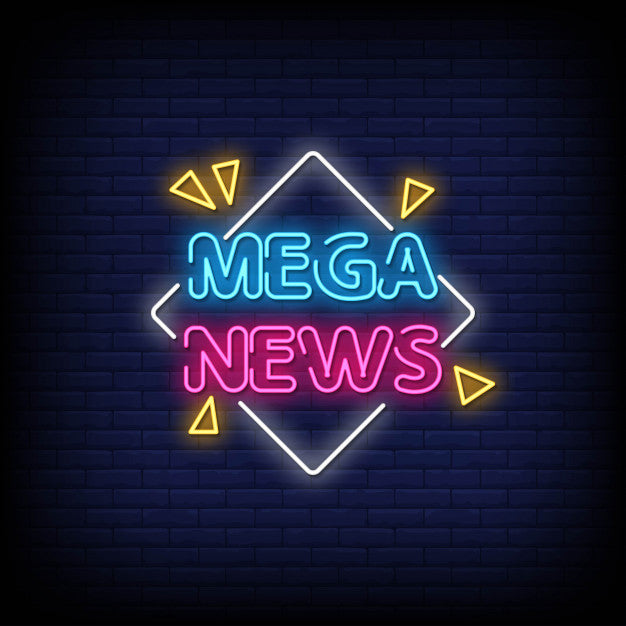 Mega News Neon Sign — make neon sign