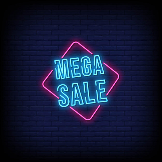 Mega Sale Neon Sign Perfect For Shop & Store — make neon sign