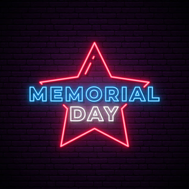 Memorial Day Neon Sign — make neon sign