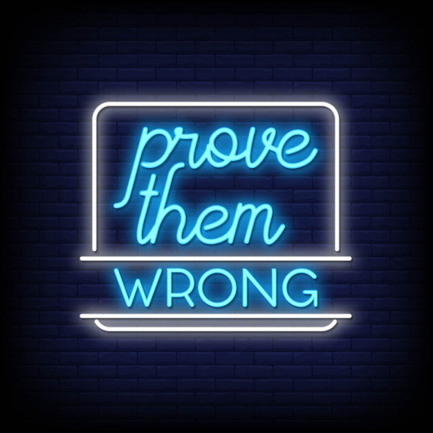 Modern Motivation Quote In Neon Sign — make neon sign