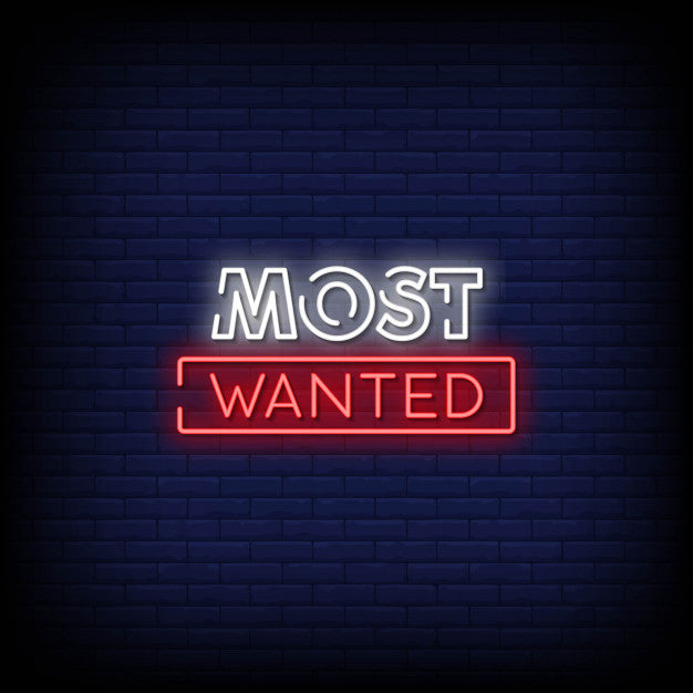 Most Wanted Neon Sign — make neon sign