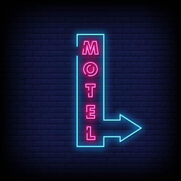 Motel Neon Sign Comfortable Motel Lodging — make neon sign