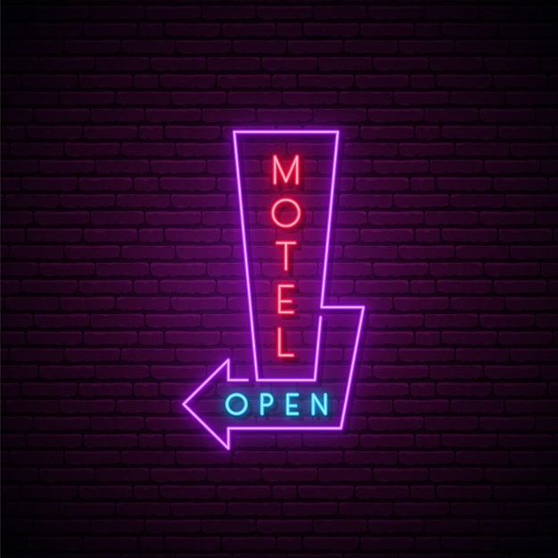 Motel Neon Sign — make neon sign