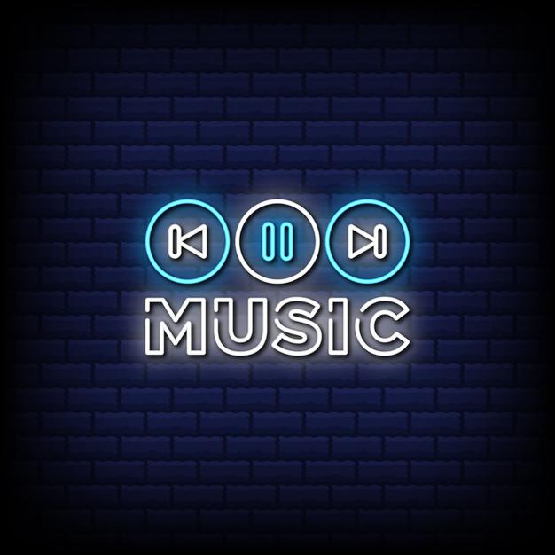 Music Player Neon Sign — make neon sign