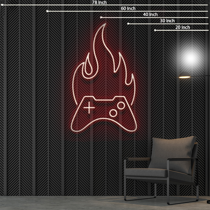 Neon Sign Controller On Fire Brighten Your Space with Colorful LED ...