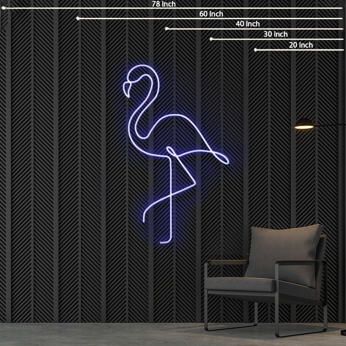 Neon Sign Flamingo — make neon sign