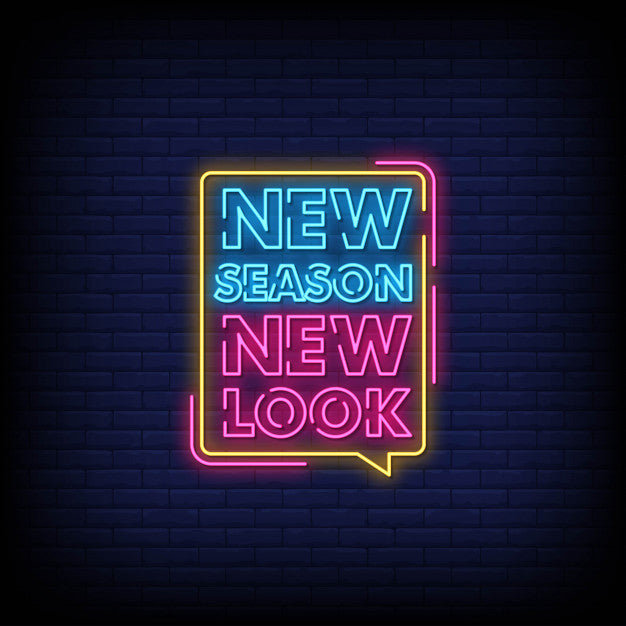 New Season New Look Neon Sign - Pink Neon Sign — make neon sign