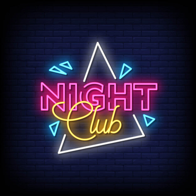 Night Club Neon Sign - Pink Neon Sign Perfect for Bars and Clubs — make ...
