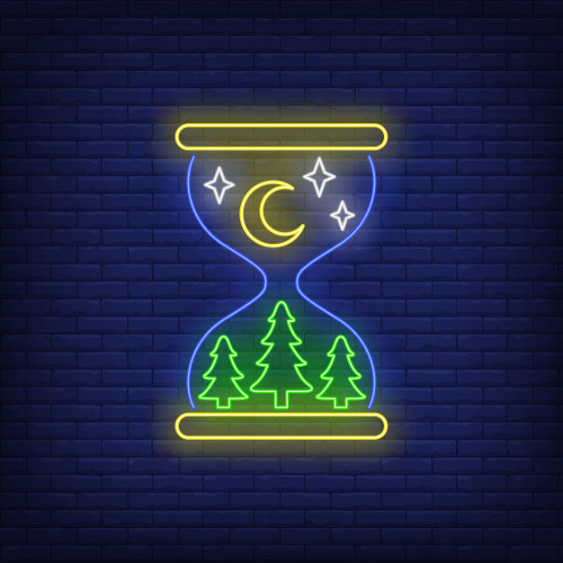 Nighttime Neon Sign — make neon sign