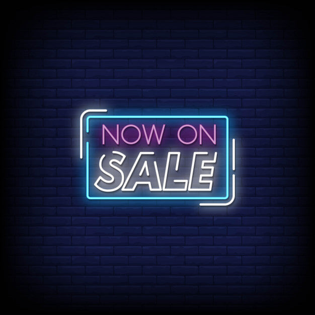 Now On Sale Neon Sign — make neon sign