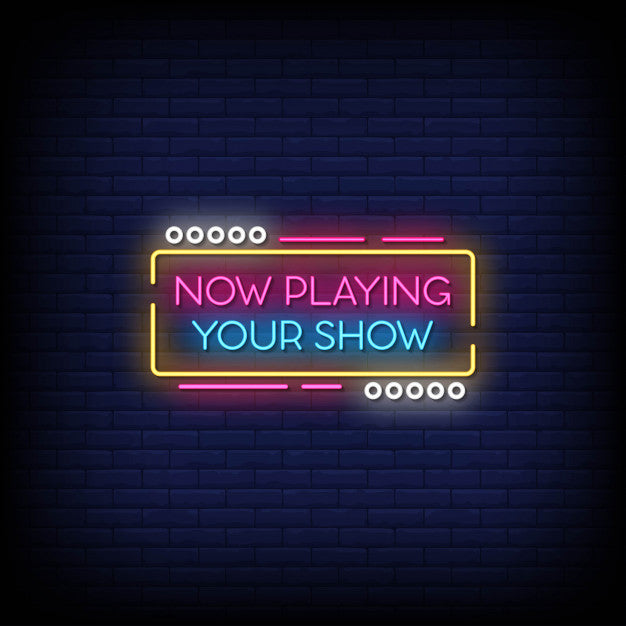 Now Showing Lighted Sign