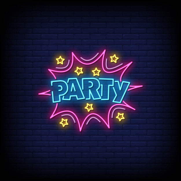 Party Neon Sign — make neon sign