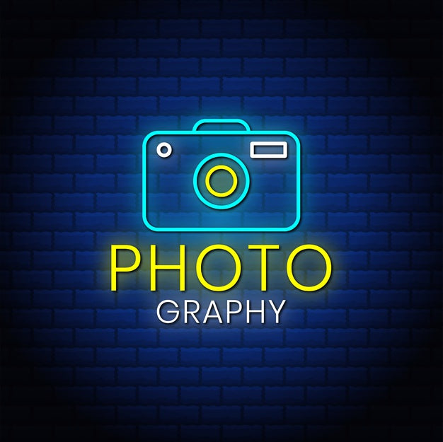 Photography Neon Sign Sign Perfect For studio — make neon sign